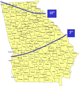 Georgia Frost Line - Hammerpedia
